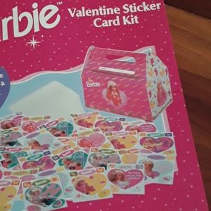 Barbie | Accents | Barbie Valentine Sticker Card Kit Vintage | Poshmark